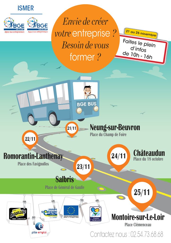 « BGE BUS » : le Bus de la création-reprise d’entreprise | ELS41
